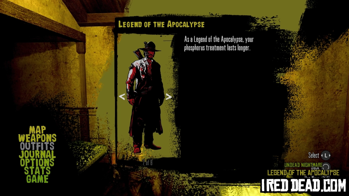 Red Dead Redemption Undead Nightmare Legend Of The Apocalypse Criteria ...