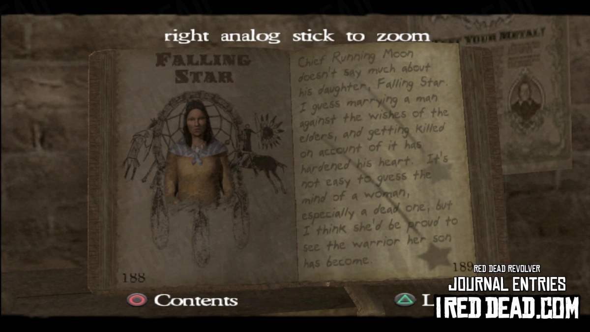 Red Dead Revolver Journal Entry 95 - Falling Star