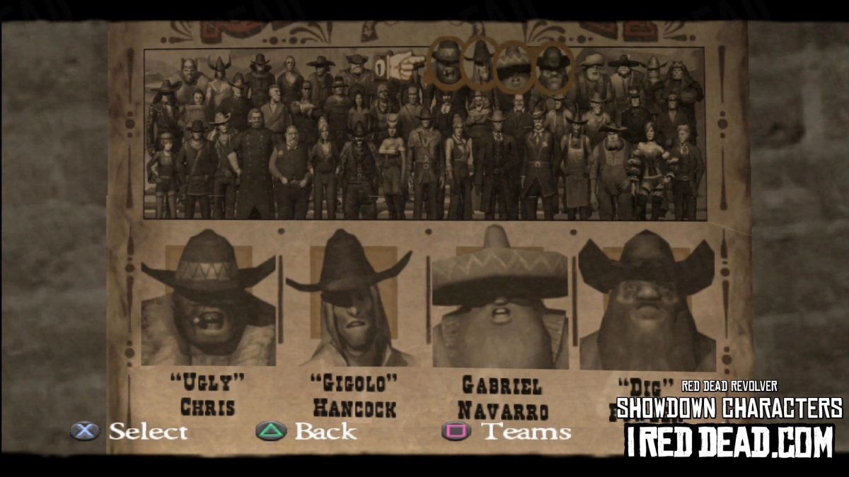 Red Dead Revolver Showdown Characters 3
