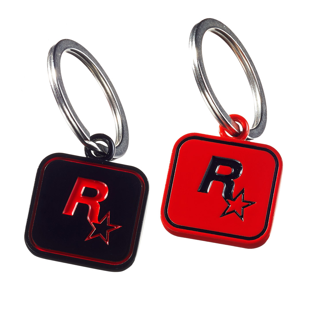 Rockstar Games Logo Keychain - Red Dead Redemption