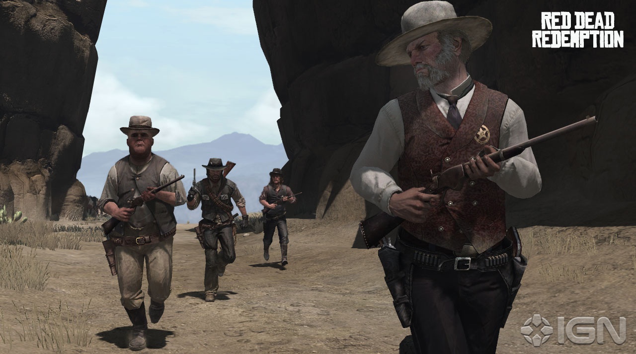 Marshal Johnson and his men - Red Dead Redemption